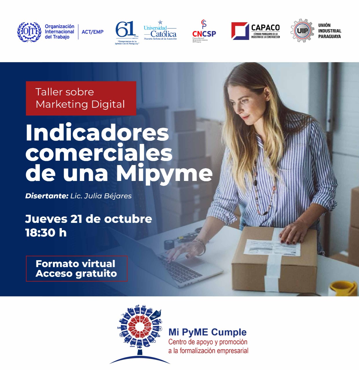 Taller Mi PyME Cumple "Indicadores comerciales de una Mipyme" - Asunción - UC