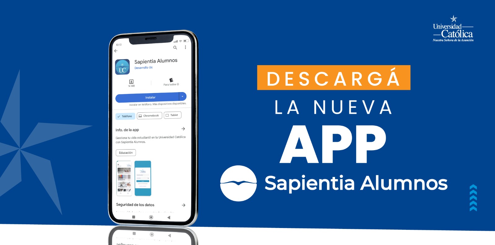 La nueva app de Sapientia UC ya está disponible en la Google Play Store - UC